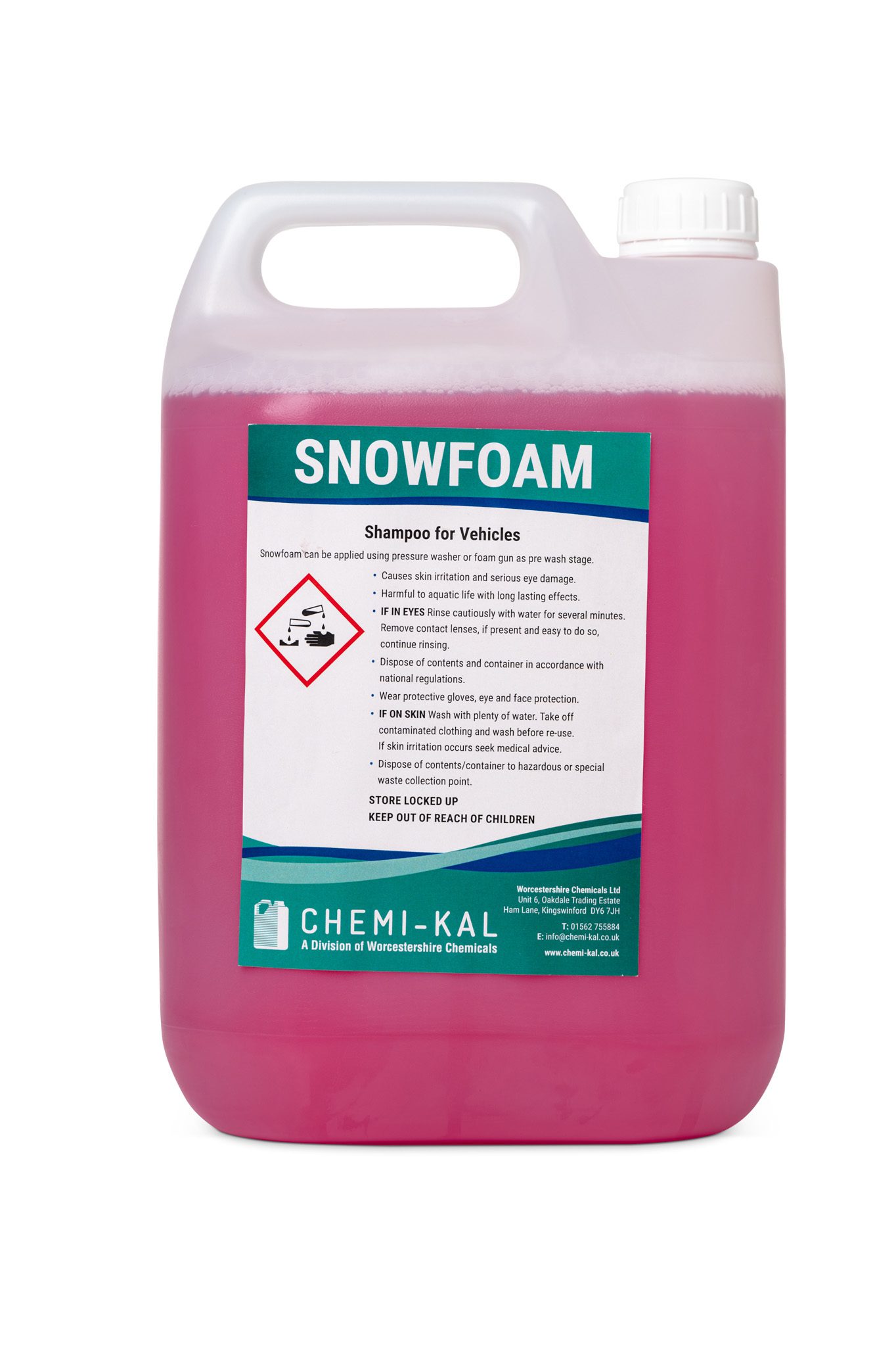 Snow Foam Shampoo For Vehicles 5L, 20L, 210L