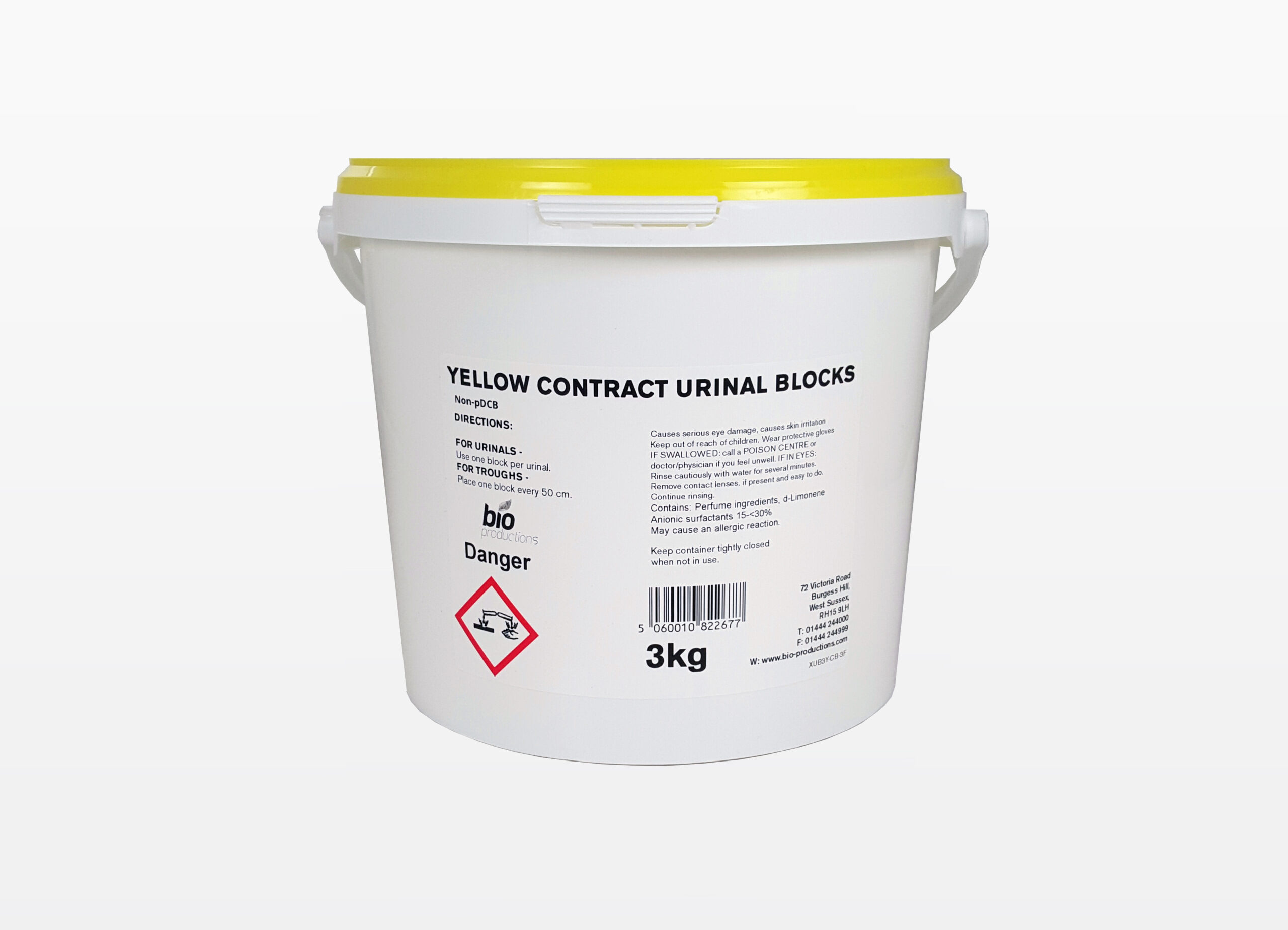 Sanfresh Urinal Blocks Cherry Fragrance 3kg Bucket