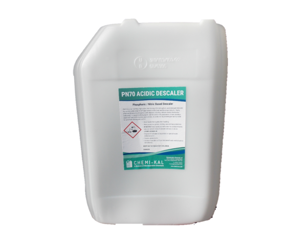 PN70 Low Foaming Phosphoric/Nitric Based Descaler (2x5L and 20L Containers)