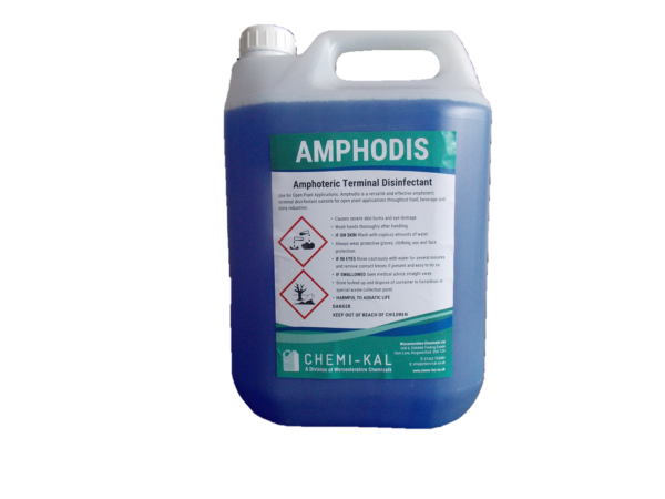 Amphodis Amphoteric Terminal Disinfectant (2x5Litre, 20L Containers)