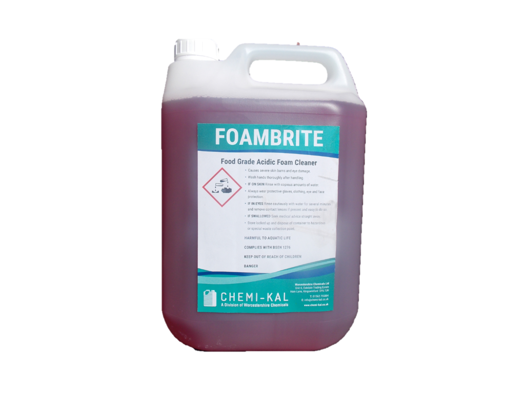 Foambrite Acidic Foam Cleaner (20 Litre, 210 Litre Containers)