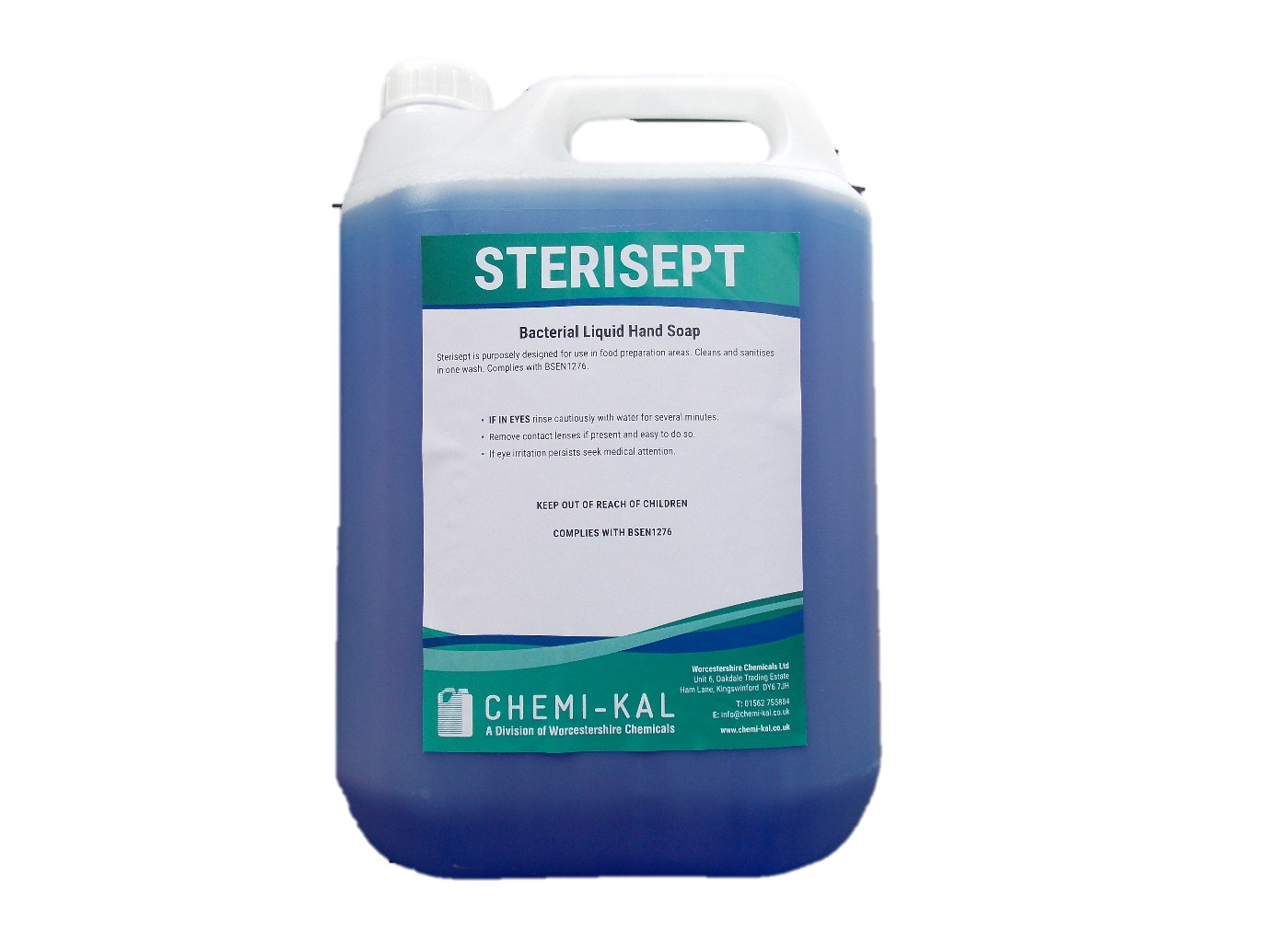 Sterisept Bactercidal Liquid Hand Soap (2x5L Containers)