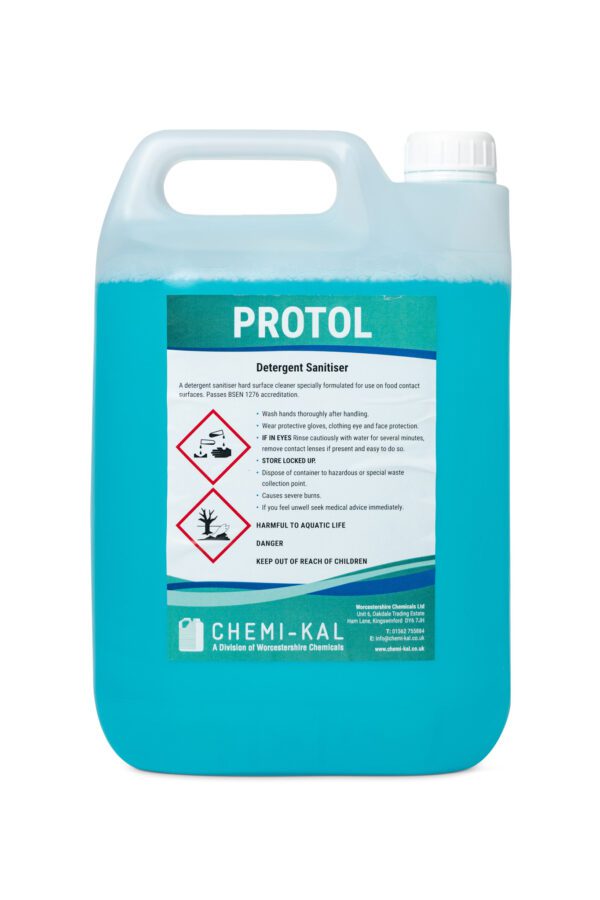 Protol Detergent Sanitiser 10L (2x5), 20L, 210L