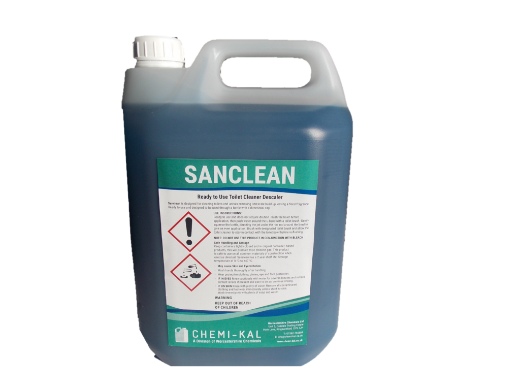 Sanclean Ready to Use Toilet Cleaner Descaler 10L (2x5) 12x1L